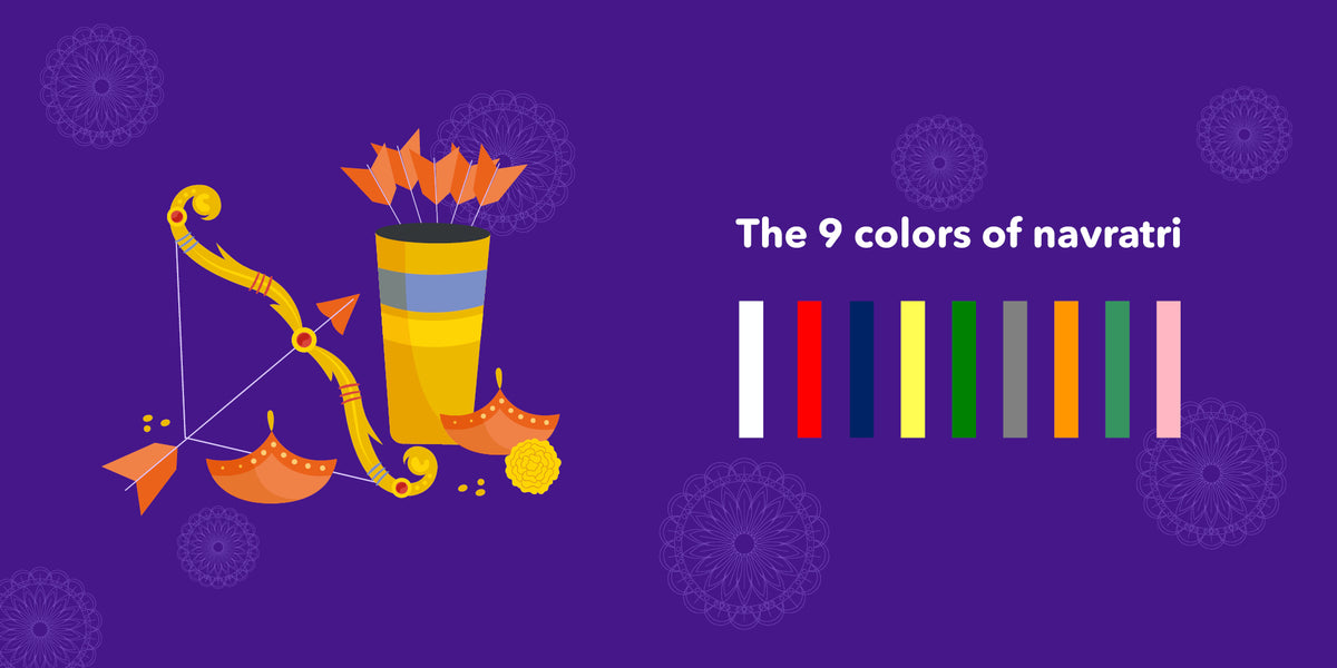 The 9 spiritually linked colors of Navratri – Melangebox India